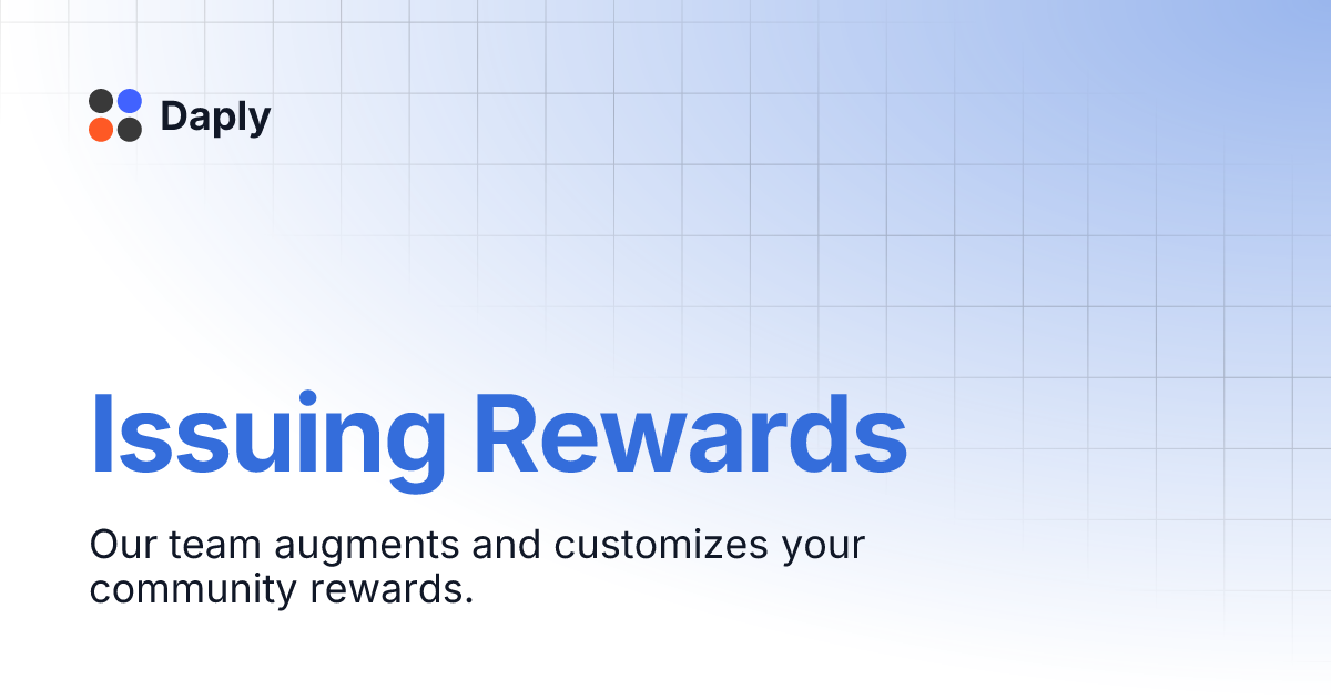 Issuing Rewards | Daply